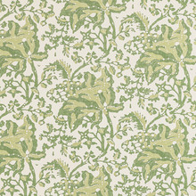 Brunschwig & Fils Wallcovering Weymouth Leaf - My Fabric Connection