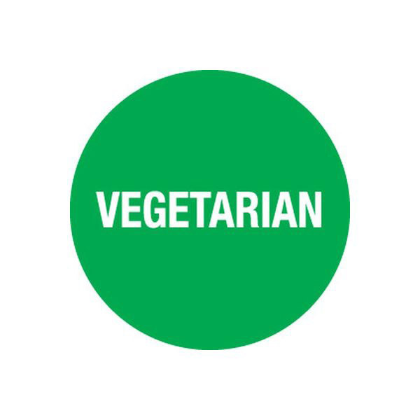 Food Rotation Label - REMOVABLE - ROUND 24mm [75090] - VEGETARIAN ...