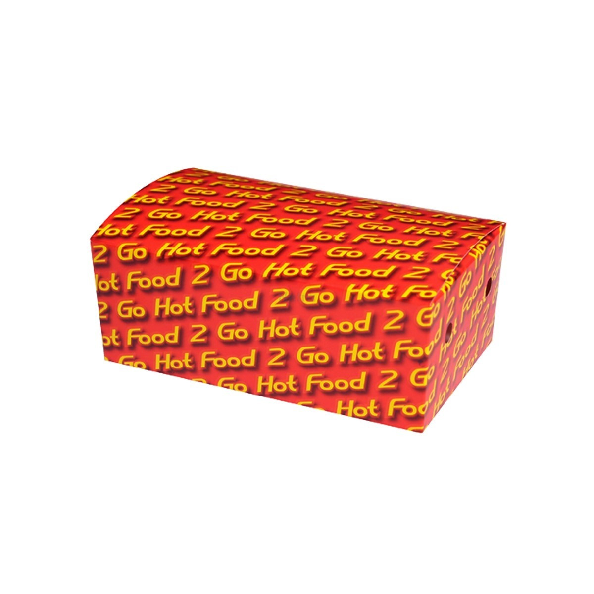 Snack Box Printed - Hot Food to Go - MEDIUM - CASTAWAY 172x104x66mm [CA ...