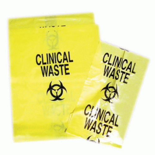 Infectious Waste Bag - 27L - Yellow - Printed - 600x500mm [YIW5060 ...