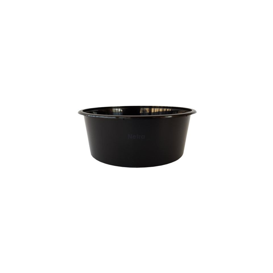 Round Container [RB 2801000] - 280ml Black 117x40mm - Netra Hospitality ...
