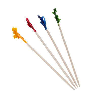 Toothpick - Club Frilled 10cm Length Assorted Colours - Netra ...