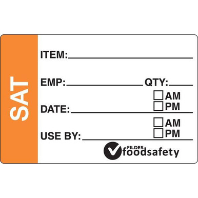 Food Rotation Label - REMOVABLE - Rectangular - 49 x 75mm Prep [30600 ...