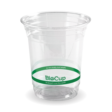 BioCup Plastic (PLA) - BIOPAK - 420ml (14oz) 96mm Clear