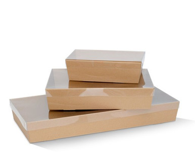 Catering Box - RECTANGULAR - Brown - (MEDIUM) - Alfresco