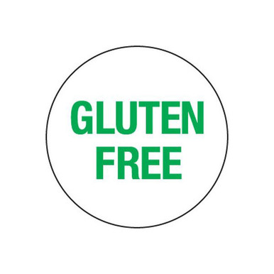 Food Rotation Label - REMOVABLE - ROUND 24mm [75110] - GLUTEN FREE ...