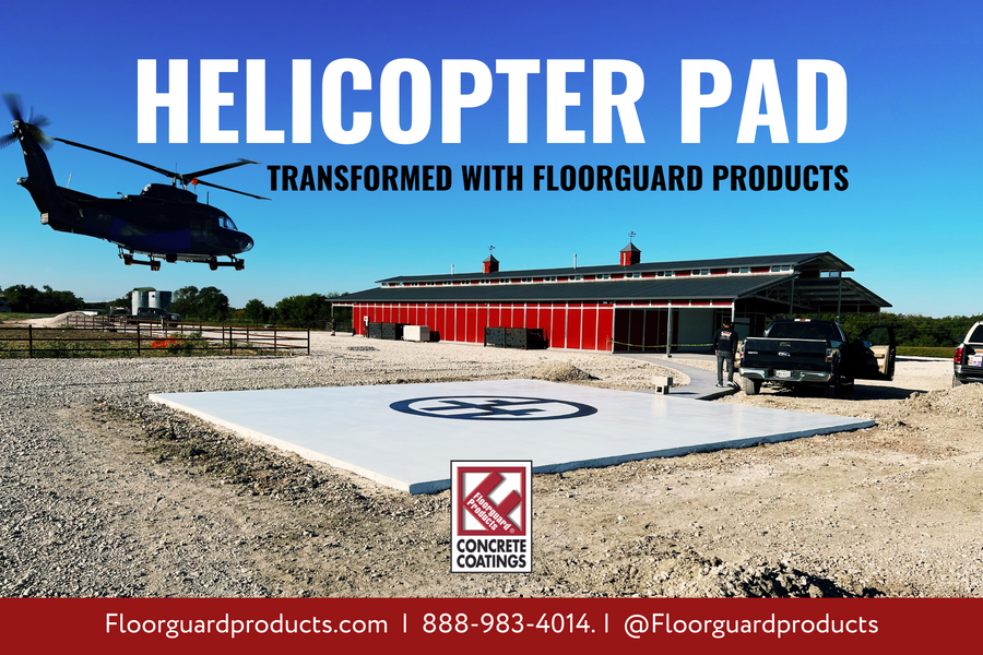 Helicopter Pad Transformed by Garages Done Right with Floorguard ...