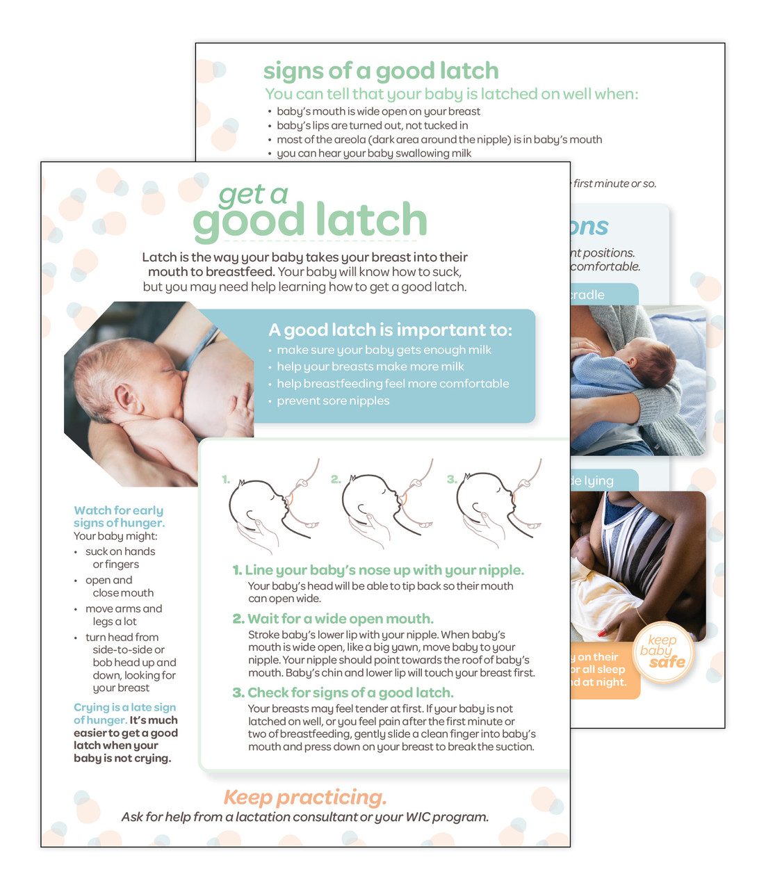 Expanded Breastfeeding Sheets Bundle - Nutrition Matters
