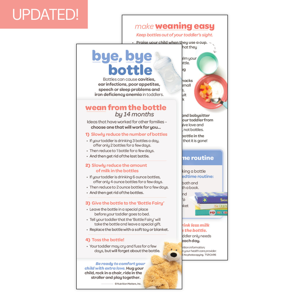 Set of Toddler Feeding Nutrition Cards - Nutrition Matters