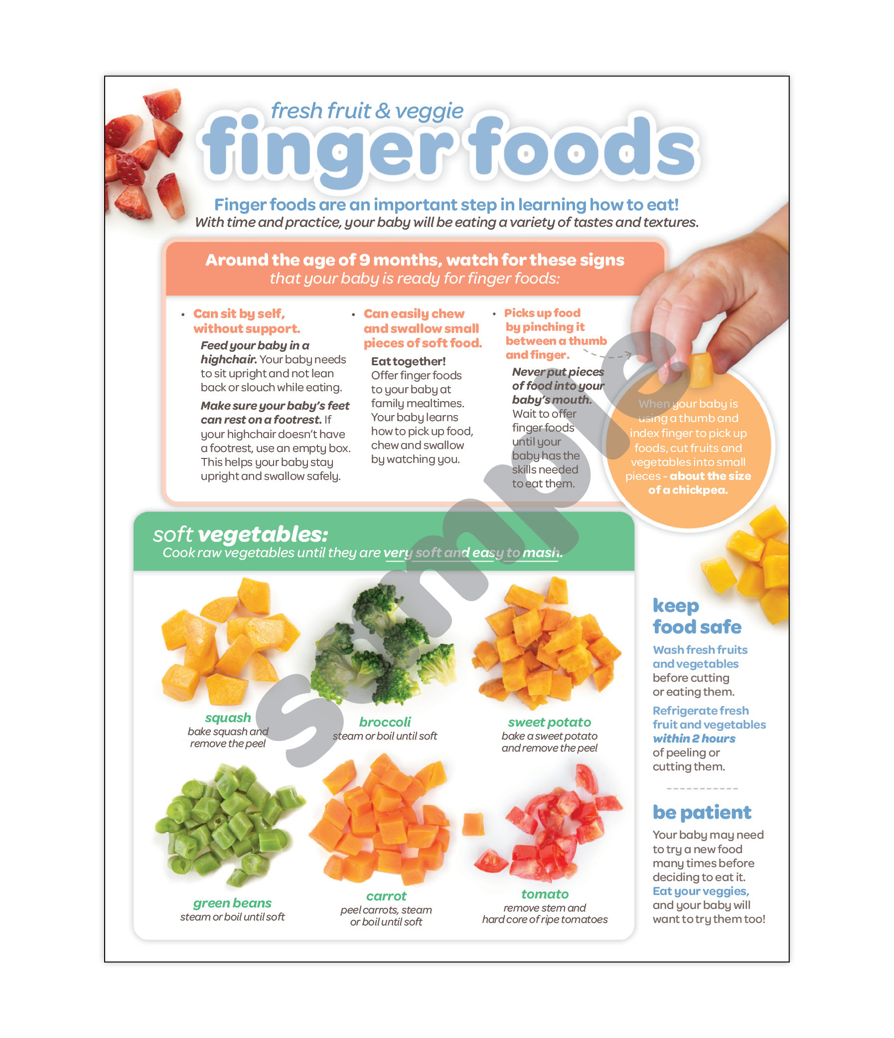 Start Solids Safely Brochure (Ready to Eat Series) - Nutrition Matters