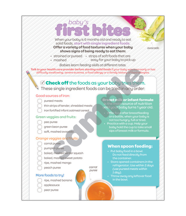 Baby's First Bites - Nutrition Matters