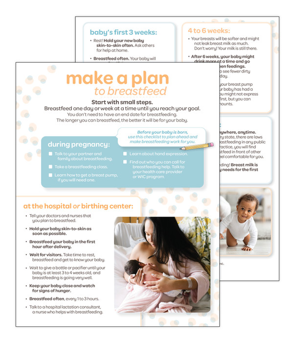 Expanded Breastfeeding Sheets Bundle - Nutrition Matters