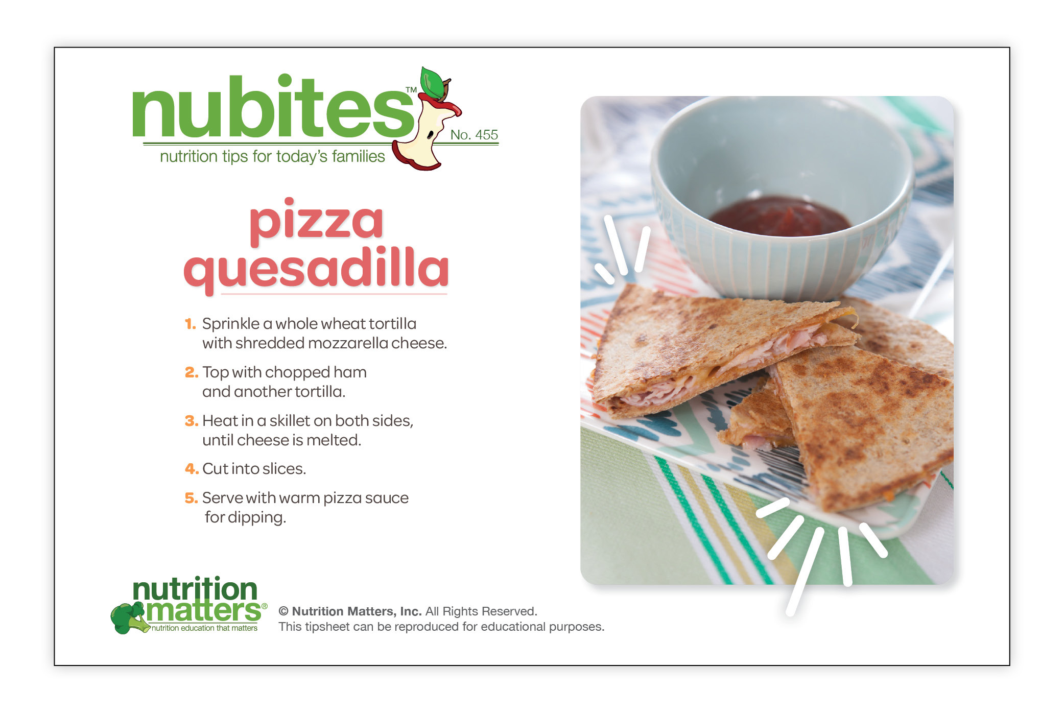 NuBites™ Tipsheets