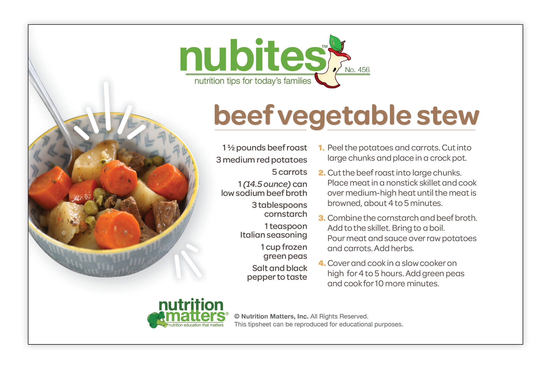 NuBites™ Tipsheets