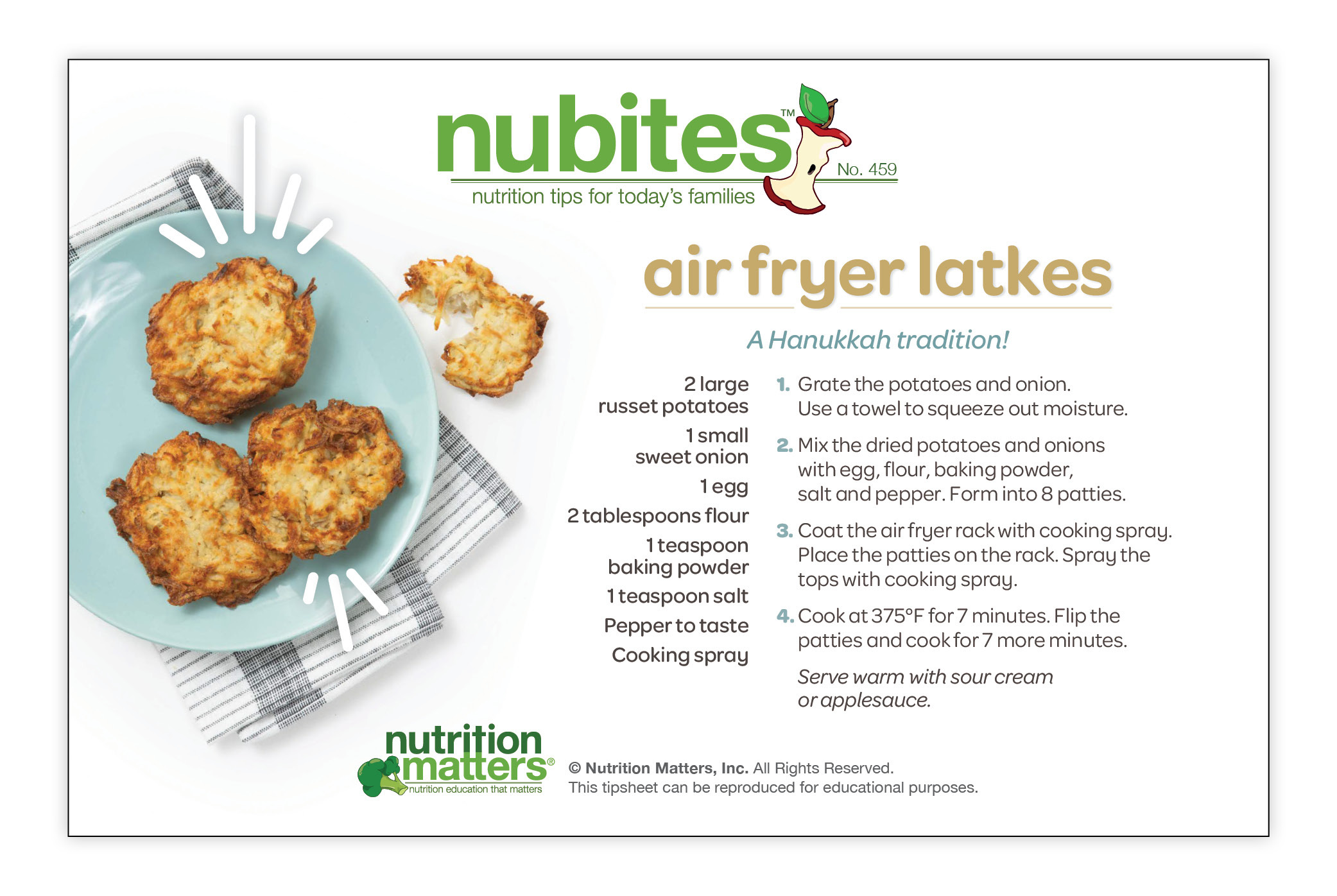 NuBites™ Tipsheets