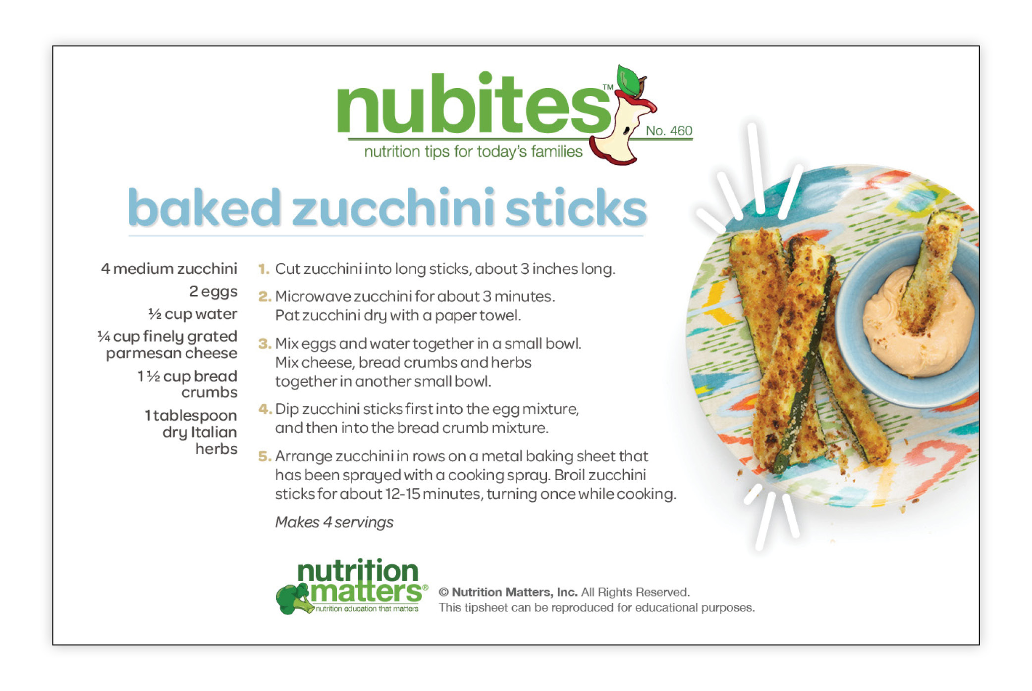 NuBites™ Tipsheets