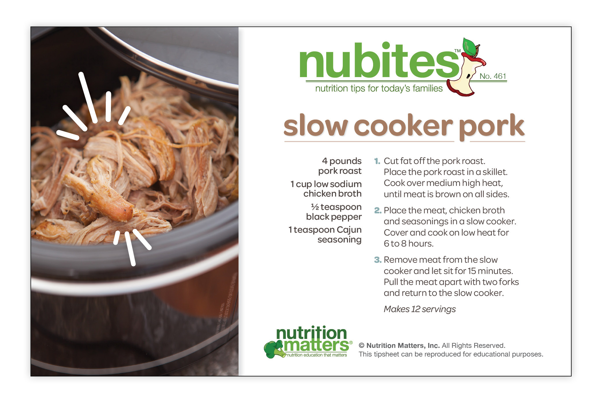 NuBites™ Tipsheets