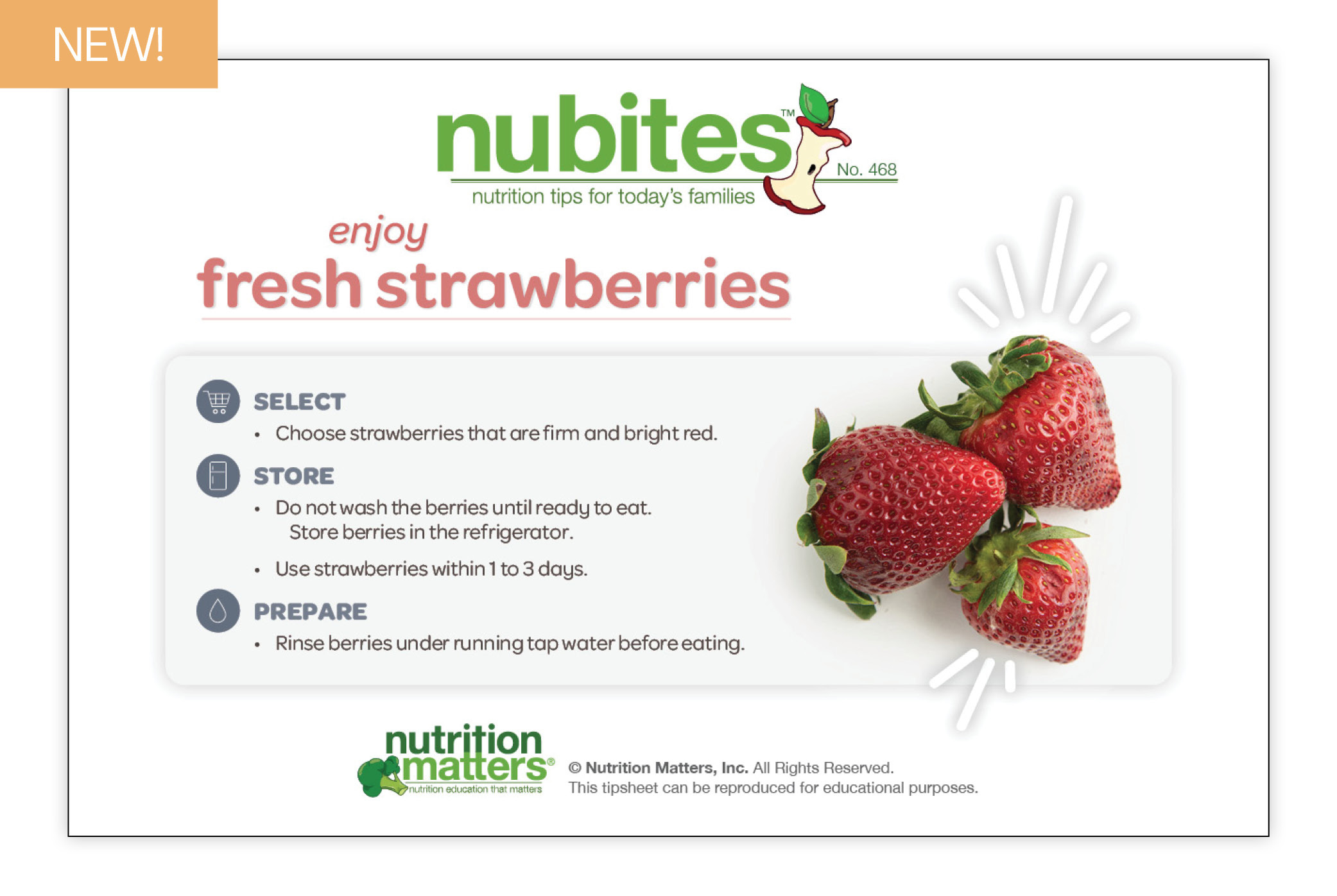 NuBites™ Tipsheets