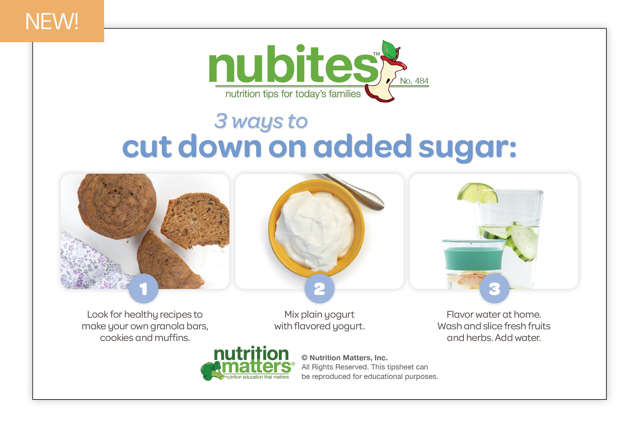 NuBites™ Tipsheets