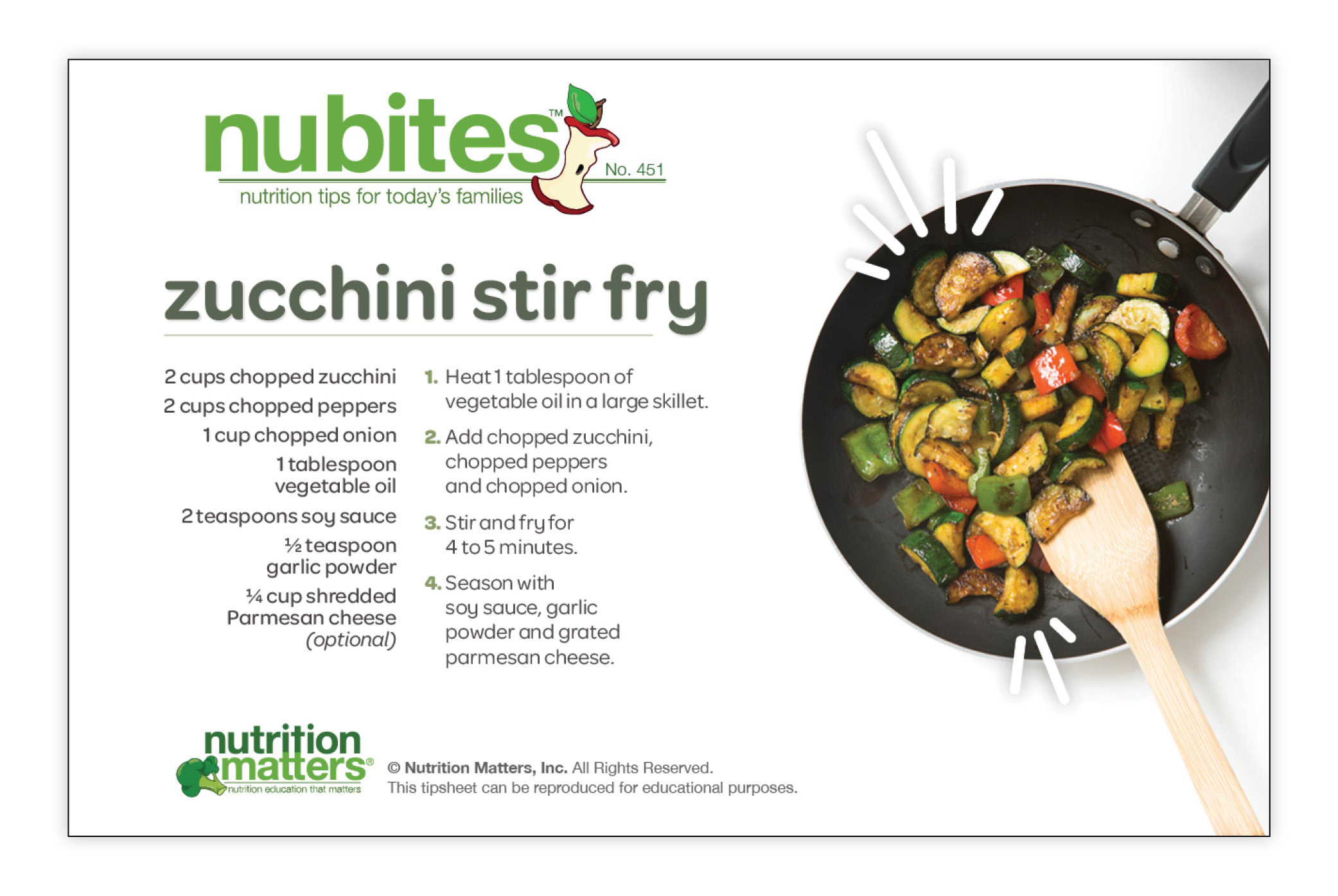NuBites™ Tipsheets