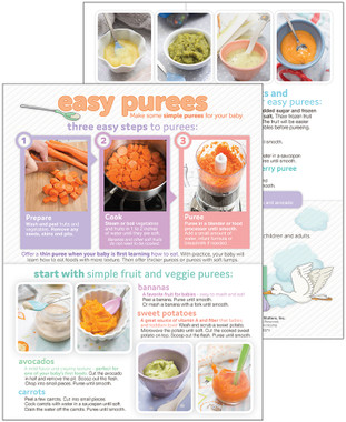 Easy Purees : 3 Easy Steps - Nutrition Matters