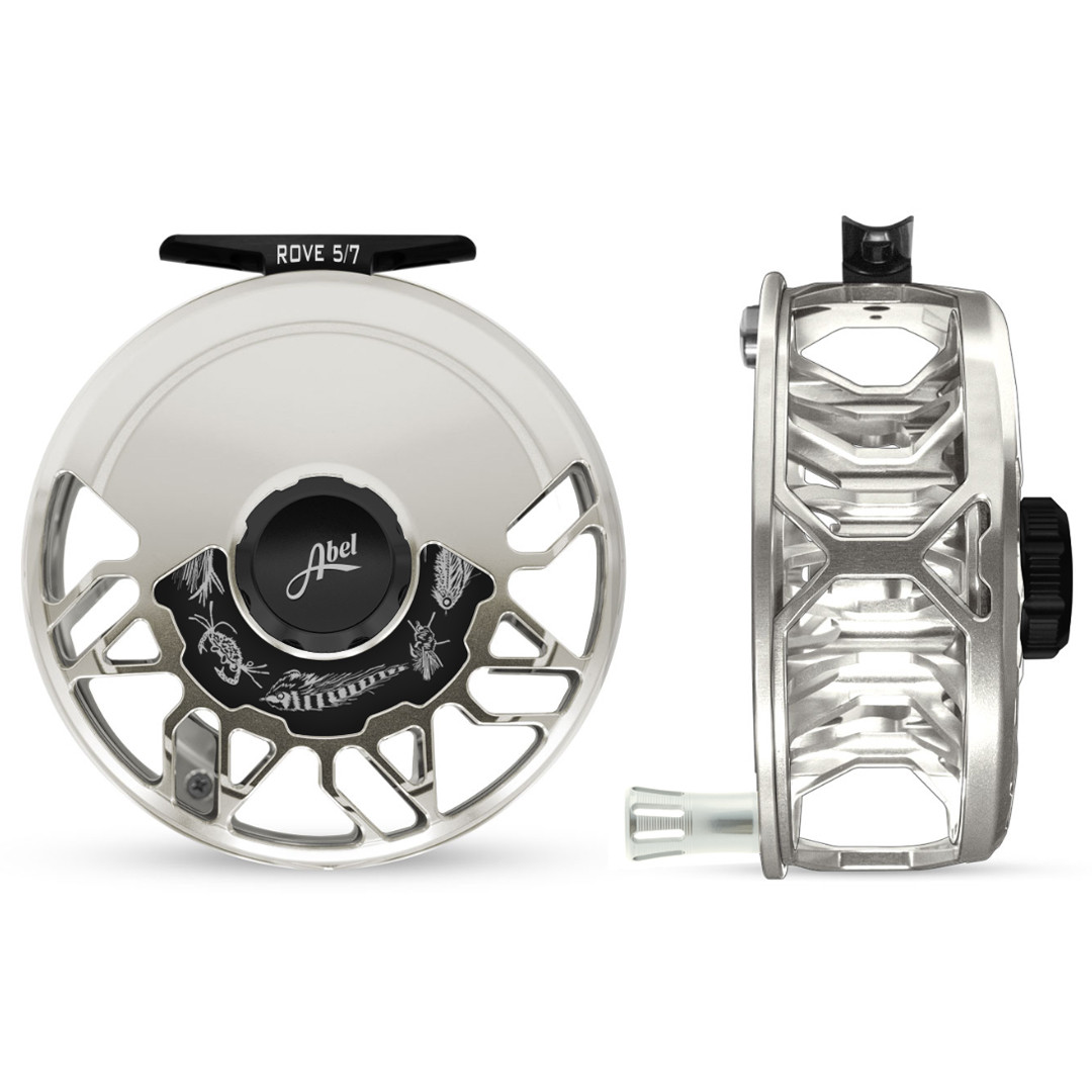 Rove 5/7 Reel Platinum w/ Black Drag Knob / Salt Drag Plate and ...