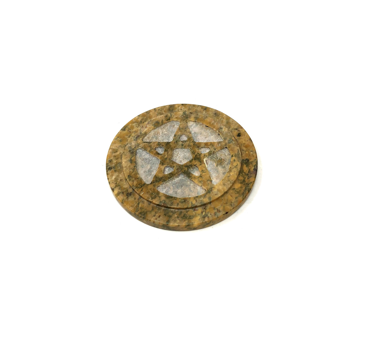 Altar Tile, Soapstone, Pentagram
