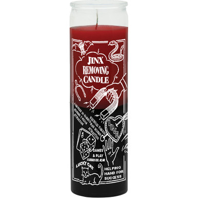 7 Day Candle - Jinx Removing Black/Red