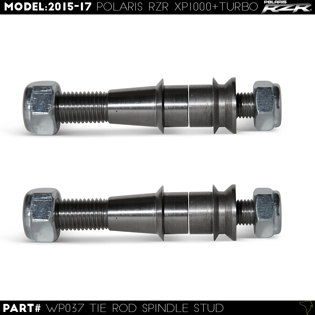 Shop Polaris Rzr Tie Rod Spindle Stud Stainless Steel (pair)