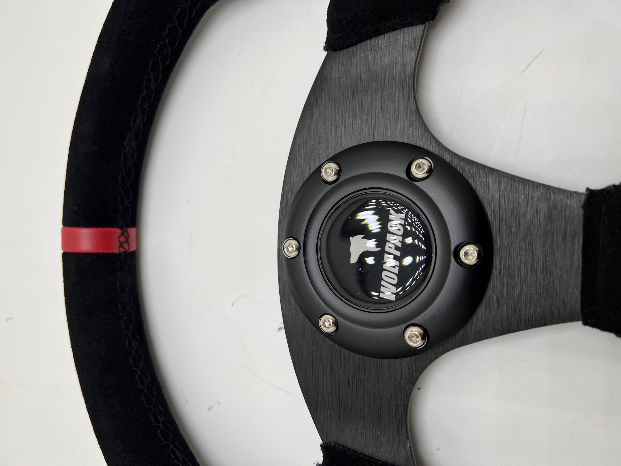 D Ring Suede Steering wheel, SXS Offroad, Race Drift