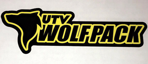 Best UTV Wolfpack Sticker Online | UTV WOLFPACK PARTS