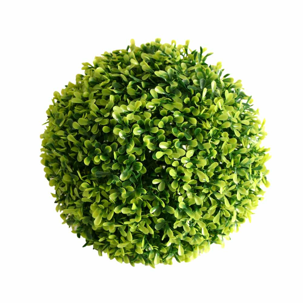 XSJ006AA Artificial Green Leaf Ball 24 cm - Bali Trading Wholesale