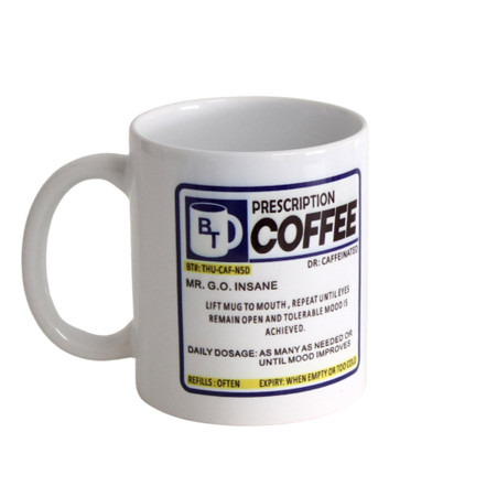 CPM79 Ceramic Printed Mug - Prescription Coffee - men - Bali Trading ...