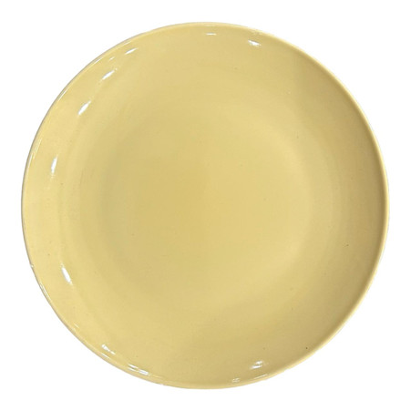 TM24ST0103920C Ceramic Side Plate - Light Yellow - Bali Trading Wholesale