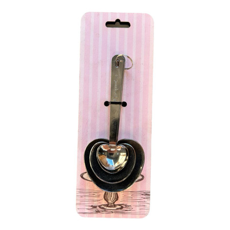 MSPOON9 Measuring Spoon Heart - Cupcake - Bali Trading Wholesale