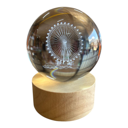 NDY80A Light Up Glass Ball