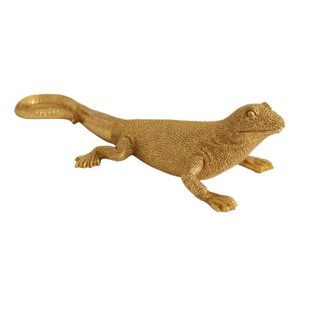 130014 Animal Craft - Large Golden Lizard - Bali Trading Wholesale