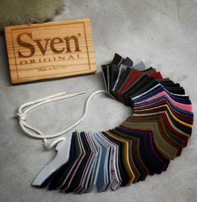 Sample Leather Color Swatch Ring