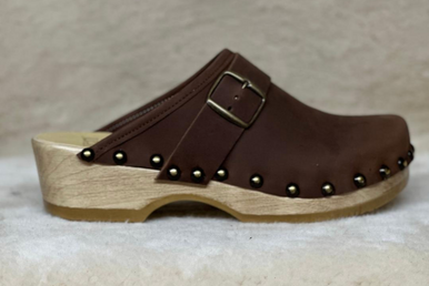 Men's Plain Clogs - with Studs