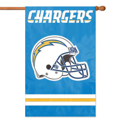 Los Angeles Chargers Applique Banner Flag | Sports Fans Merchandise