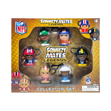 NFL Squeezymates Legends 6-Figure Set 2026 | Sports Fans Merchandise