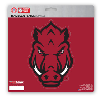 Arkansas Razorbacks Large Decal Sticker | Sports Fans Merchandise