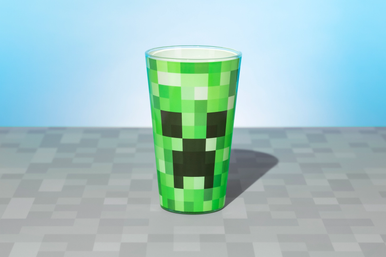 Minecraft Creeper Glass | Sports Fans Merchandise