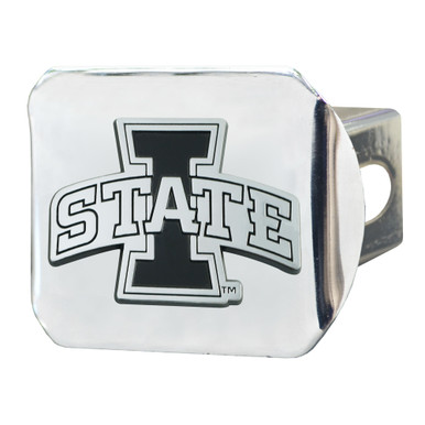 Iowa State Cyclones Chrome Metal Hitch Cover with Chrome Metal 3D ...