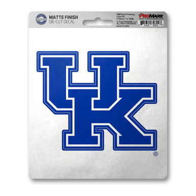University of Kentucky Matte Decal 5 x 6.25 - "UK" Logo | Sports Fans ...