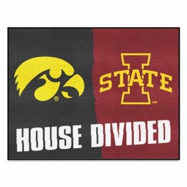 House Divided - Iowa / Iowa State House Divided House Divided Rug - 34 ...