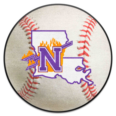 Northwestern State Demons Baseball Rug - 27in. Diameter | Sports Fans ...