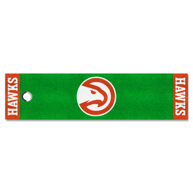 NBA - Atlanta Hawks Putting Green Mat 18"x72" | Sports Fans Merchandise