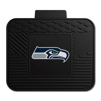 Seattle Seahawks Utility Mat Seahawk Primary Logo Black | Sports Fans ...
