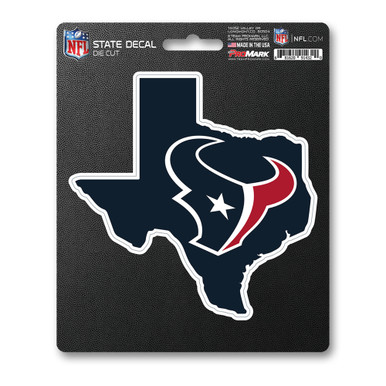 Houston Texans State Shape Decal "Bull Head" Primary Logo - Shape of ...